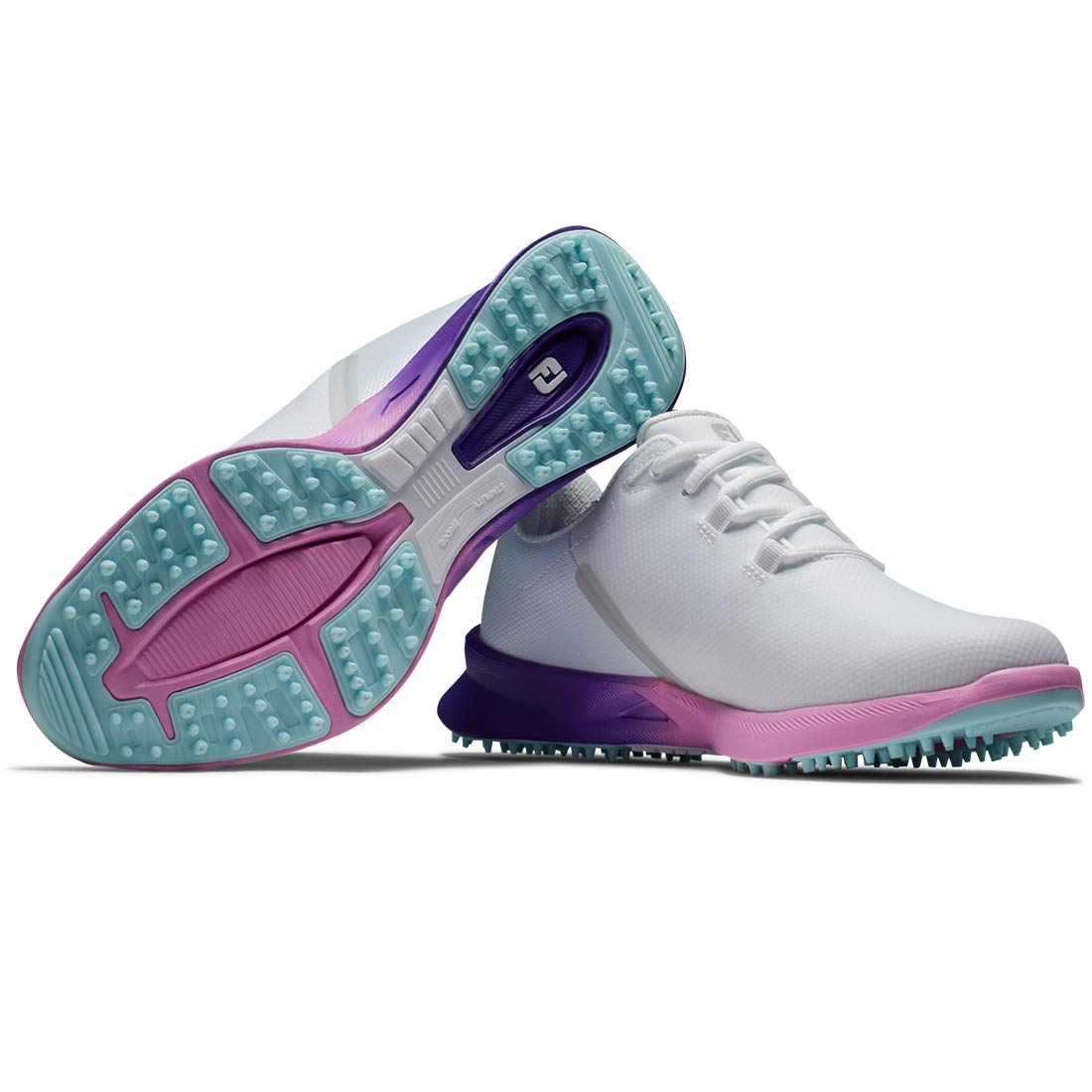 FootJoy Women's FJ Fuel Sport Golf Shoes White/Purple – Golf Discount