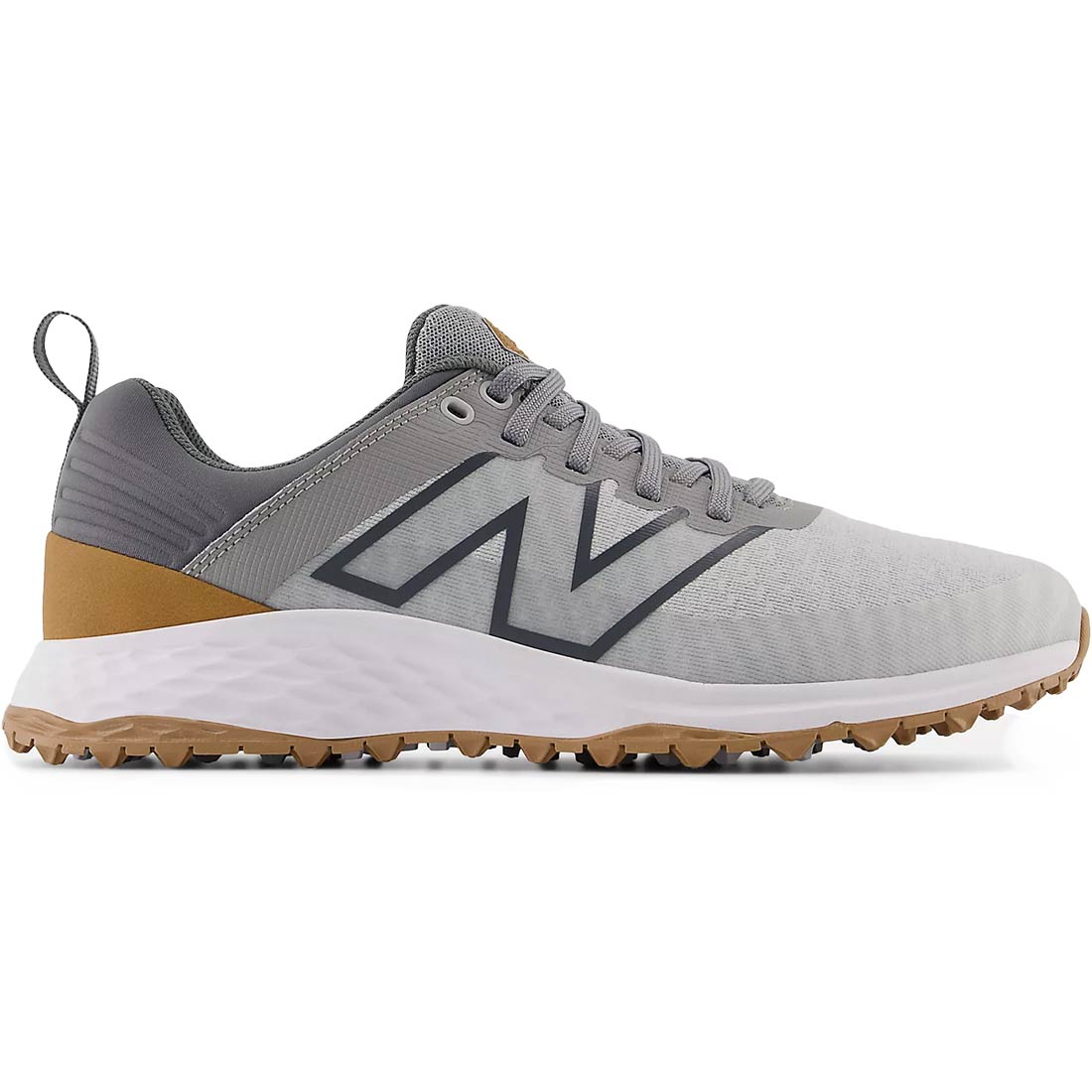 New Balance Fresh Foam Contend v2 Golf Shoes Grey/Charcoal – Golf Discount