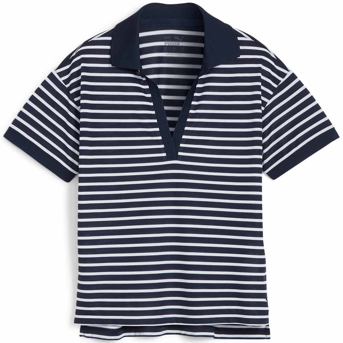 Puma Women's Everyday Stripe Pique Golf Polo – Golf Discount